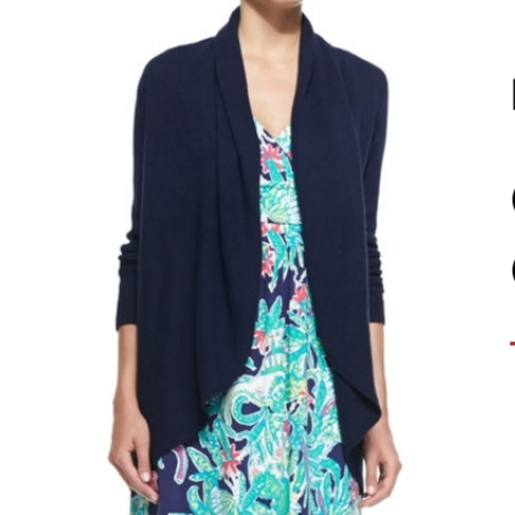 Lilly Pulitzer | Sweaters | Lilly Pulitzer Blue Hayden Cardigan | Poshmark